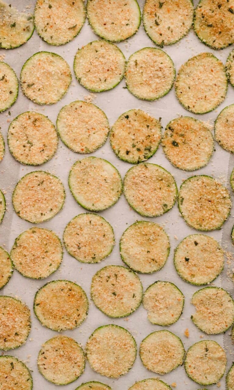 Crispy Oven Baked Parmesan Zucchini Chips – Hey, Snickerdoodle!
